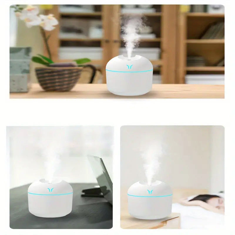 Mini Portable USB Ultrasonic Air humidifier Aroma Essential Oil Diffus ...