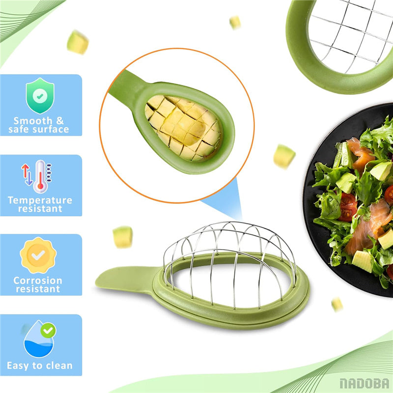 Stainless Steel Salad Chopper Vegetable Cutter Kiwi Cutter Tool Fruit ...