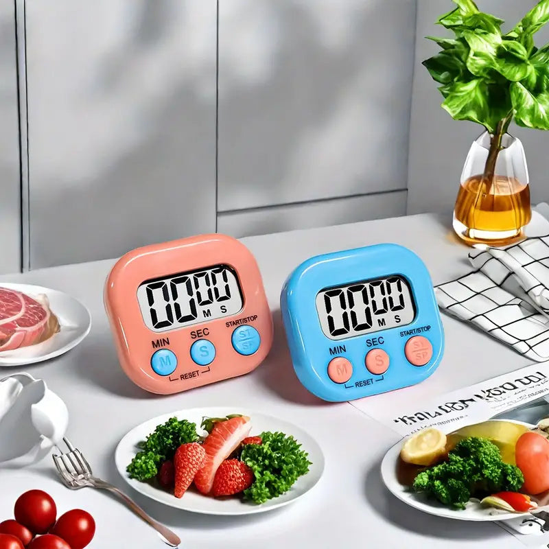 Digital Kitchen Timer Countdown Cooking Teaching Aid Loud Alarm – Wise ...