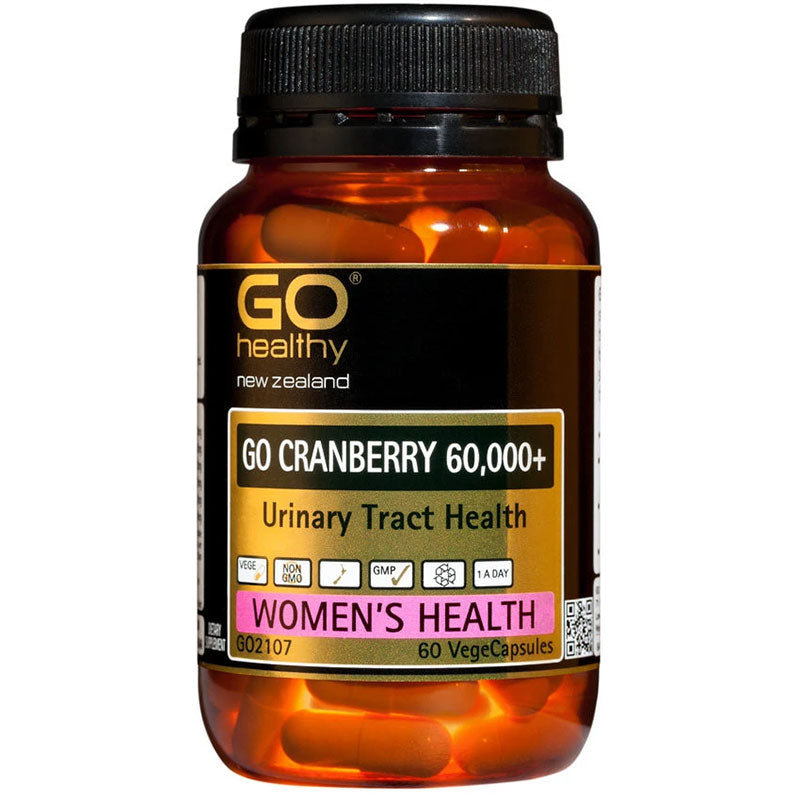 GO Healthy Go Cranberry 60000+ 60 Capsules – Wise Living NZ