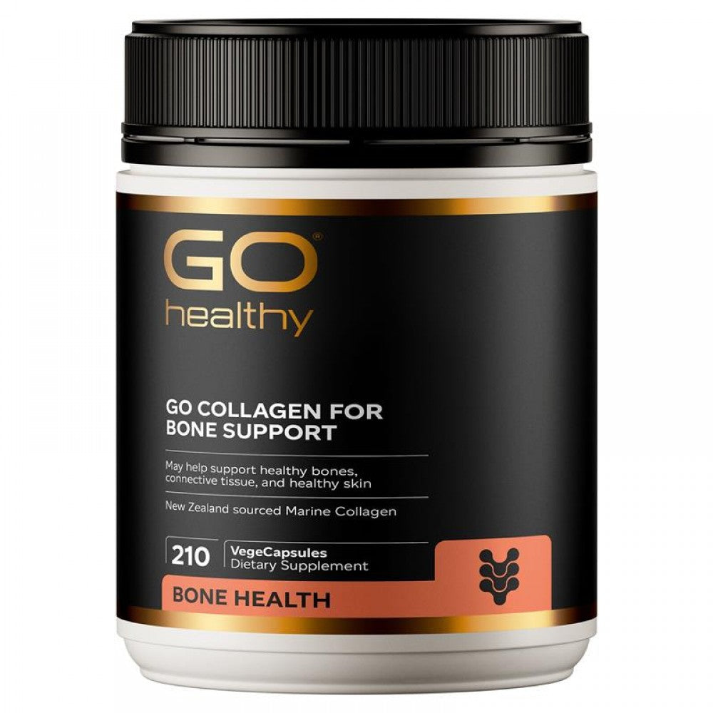 Go Healthy Go Collagen For Bone Support 210 vegecaps – Wise Living NZ