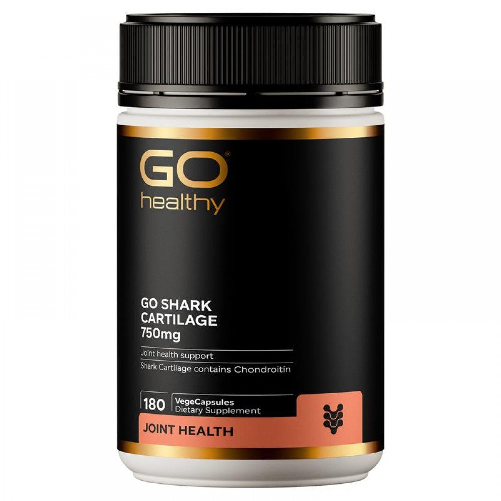 GO Healthy Go Shark Cartilage 750mg 180 Capsules – Wise Living NZ