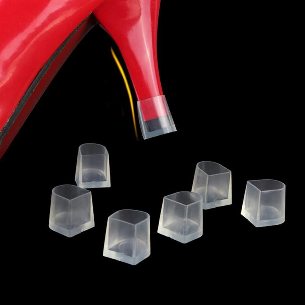 5 Pairs Clear High Heel Shoe Protector Stiletto Cover Stoppers – Wise ...