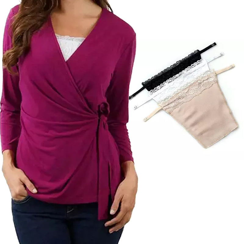 3Pcs Lace Trim Cleavage Covers – Wise Living NZ