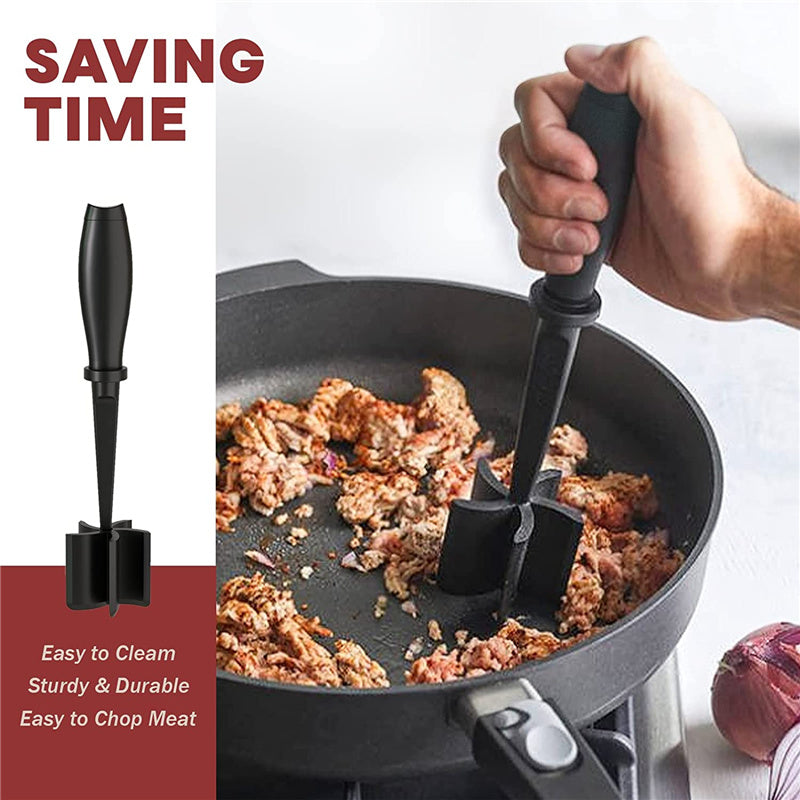 Non Stick Mix Meat Chopper Masher Smasher for Ground Beef – Wise Living NZ