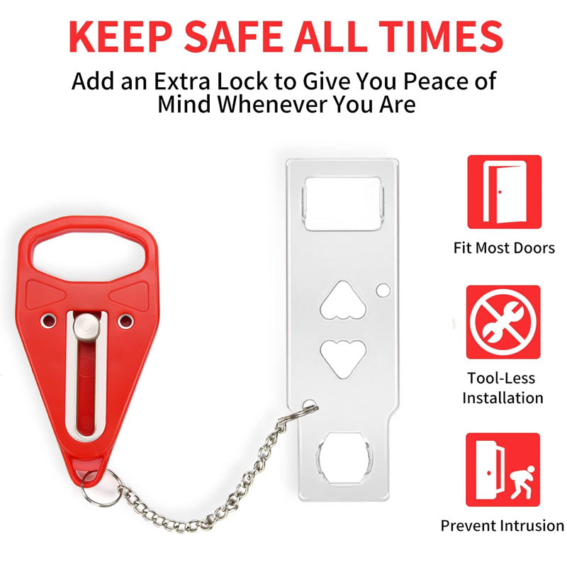 Portable Home Safety Door Lock – Wise Living NZ