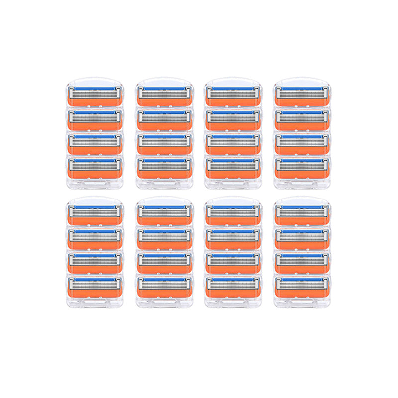 32-Piece Replacement Razor Blades Compatible with Gillette Fusion ...
