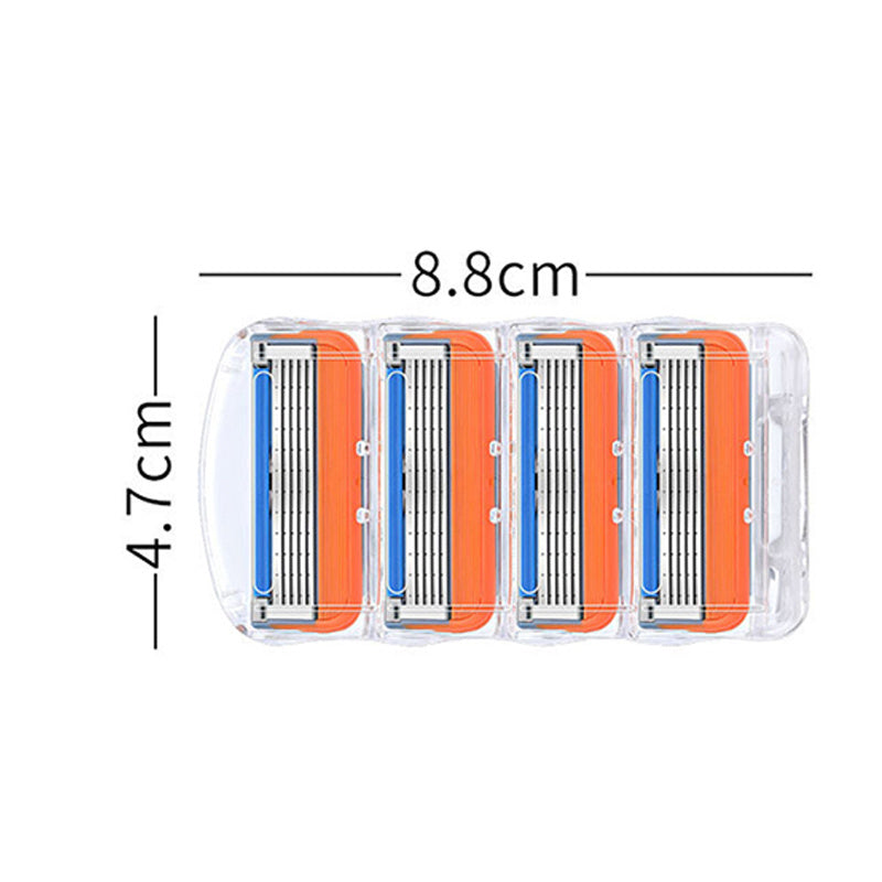 32-Piece Replacement Razor Blades Compatible with Gillette Fusion ...