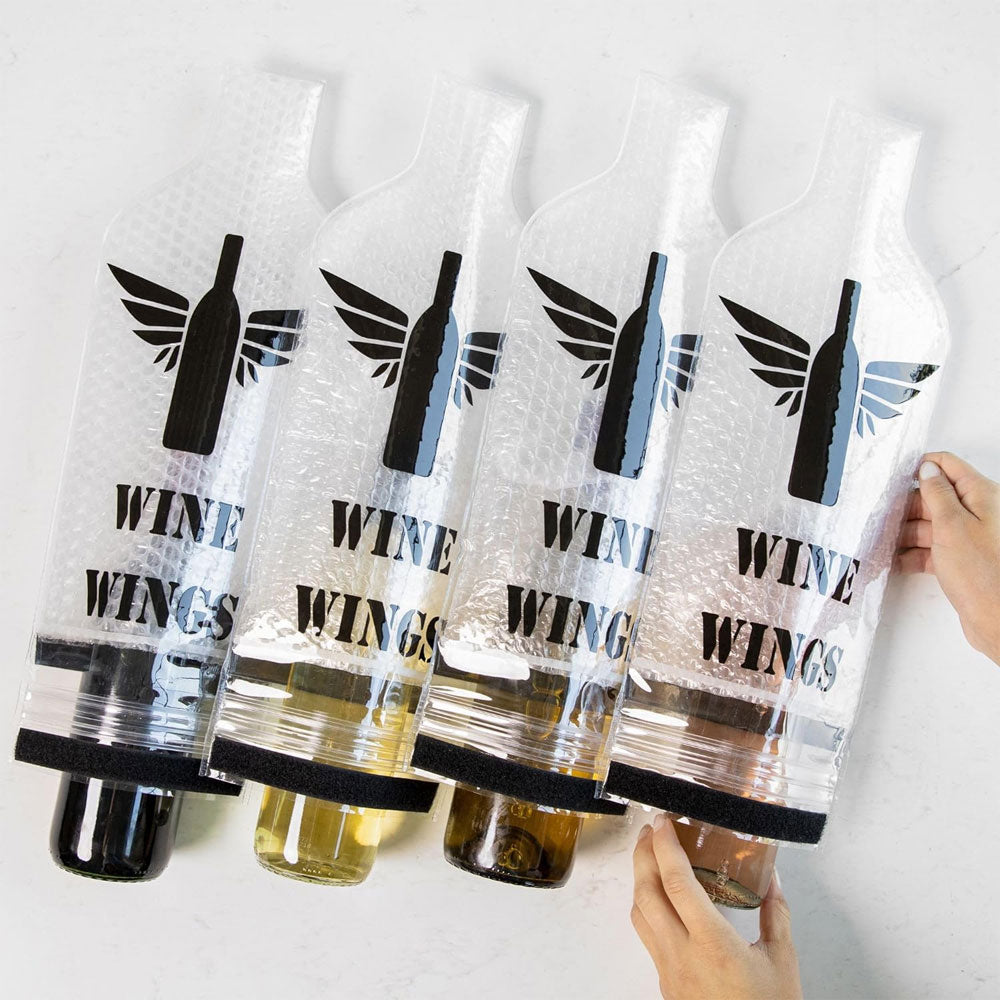 Reusable Wine Bottle Protector Sleeve Bag for Travel – Wise Living NZ