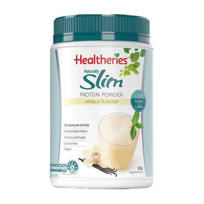 Healtheries Slim Protein Powder Vanilla Flavour 500g – Wise Living NZ