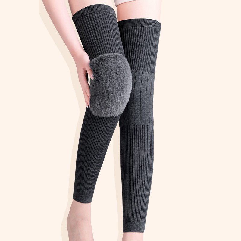 Thermal Cashmere Wool Knee Brace Leg Warmers – Wise Living NZ
