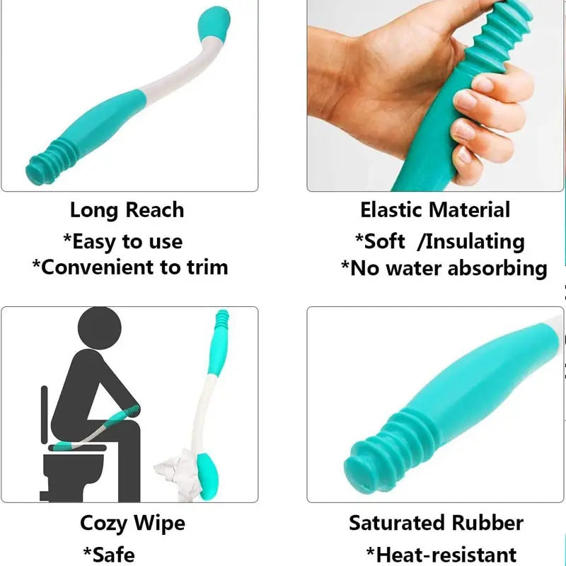 Toilet Aids Tools Long Reach Comfort Wipe – Wise Living NZ