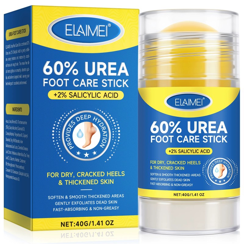 60% Urea Foot Balm Stick for Dry Cracked Heels - Intense Moisturising ...