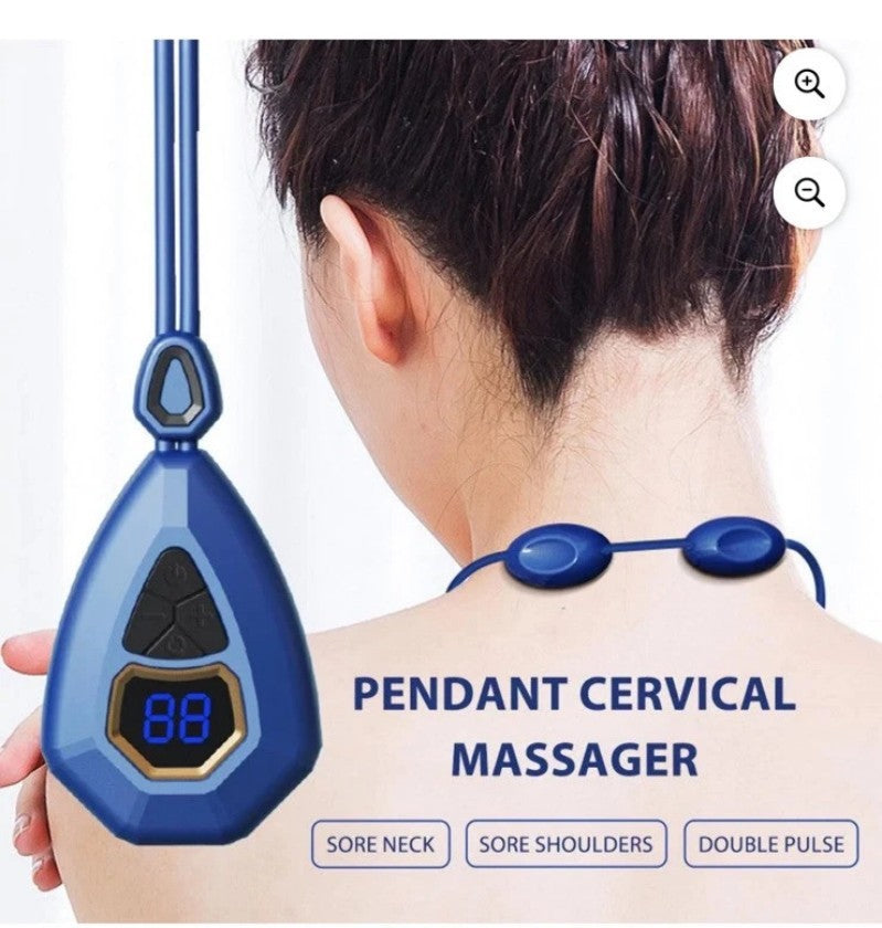 Pendant Neck Massager Mini Intelligent Ems Cervical Spine – Wise Living NZ