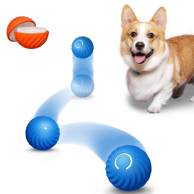 Smart Interactive Dog Toy LED Light Bouncing Active Rolling Ball – Wise ...