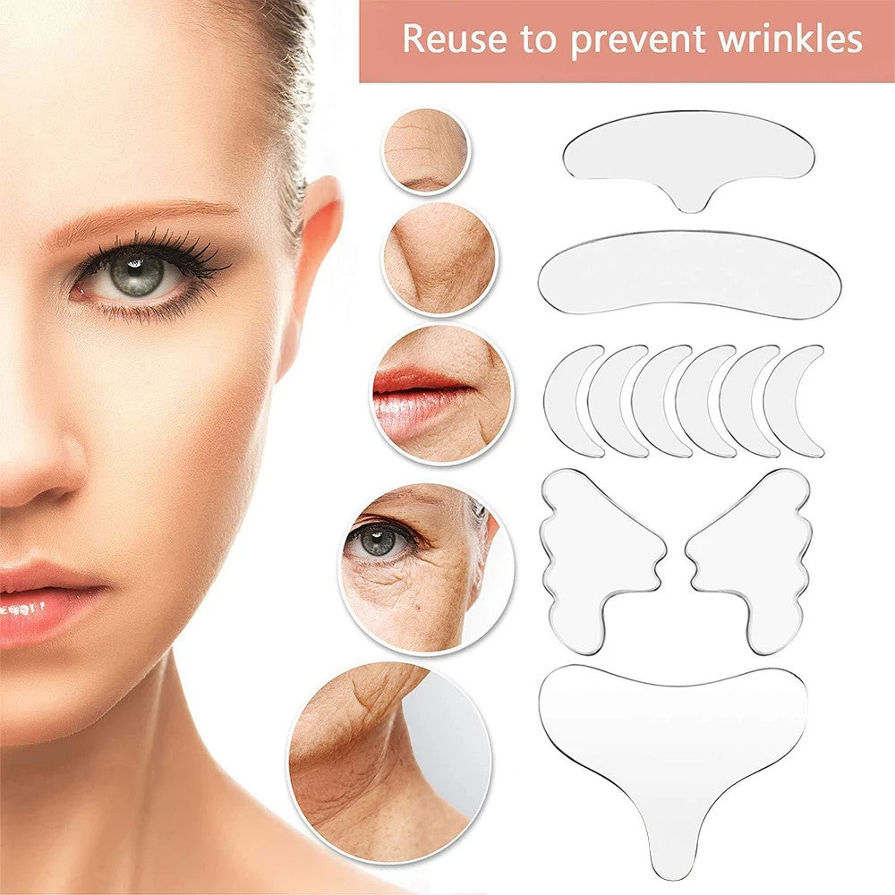 11Pcs Reusable Silicone Wrinkle Removal Sticker – Wise Living NZ