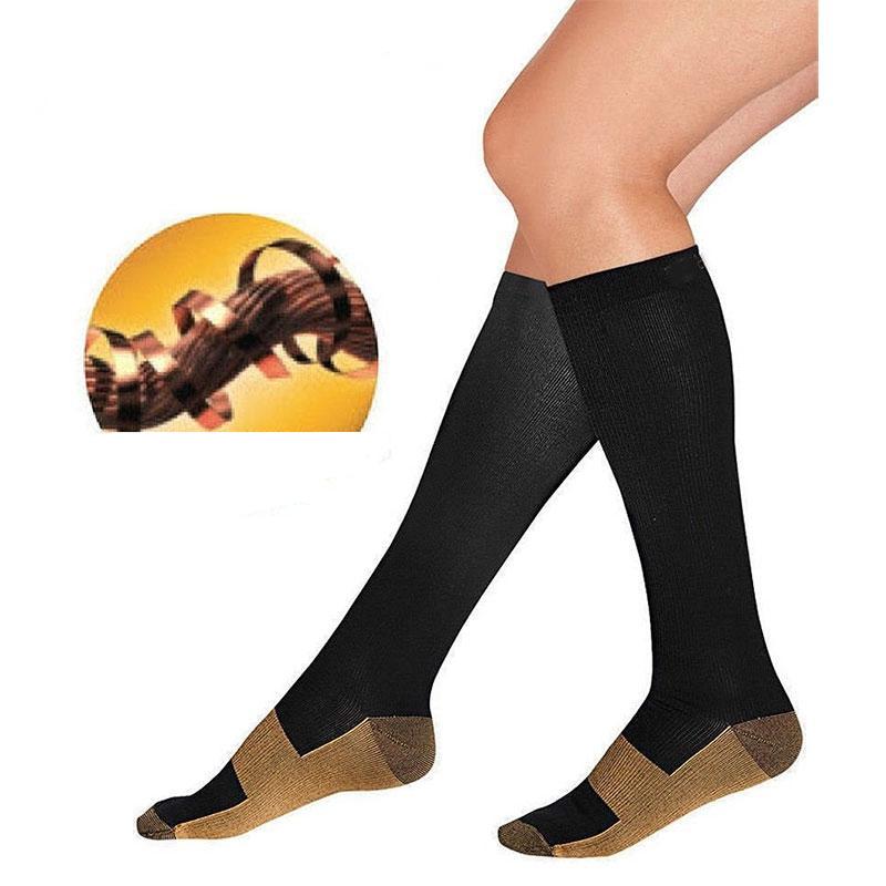 2 Pairs Compression Socks Anti-Fatigue Knee-High Socks – Wise Living NZ
