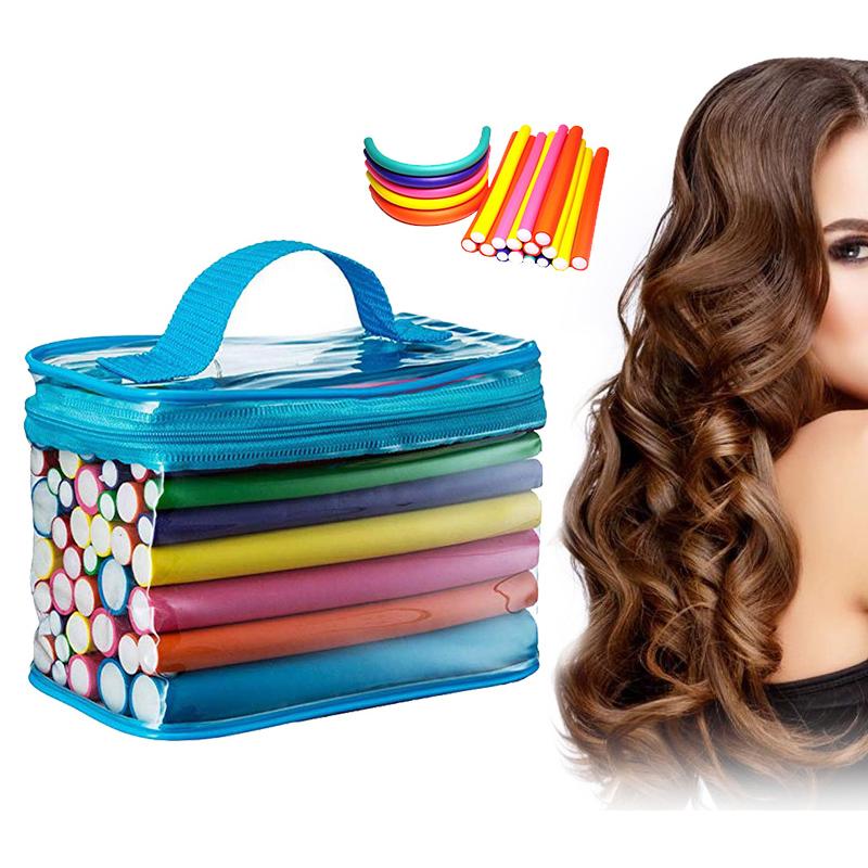 42pcs/Bag 7inch Flexible Sponge Twist Hair Curling Rods – Wise Living NZ