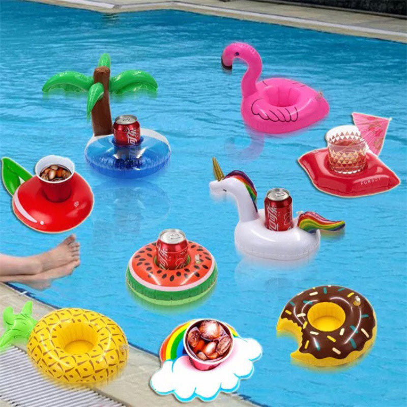 5pcs Mini Water Coasters Inflatable Drink Cup Holder – Wise Living NZ