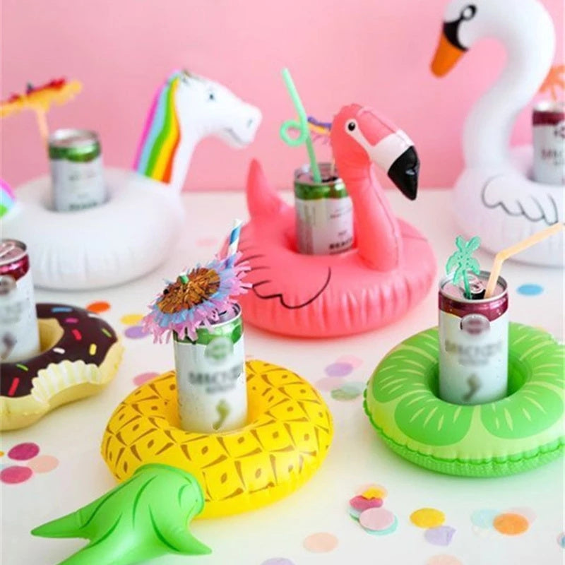 5pcs Mini Water Coasters Inflatable Drink Cup Holder – Wise Living NZ