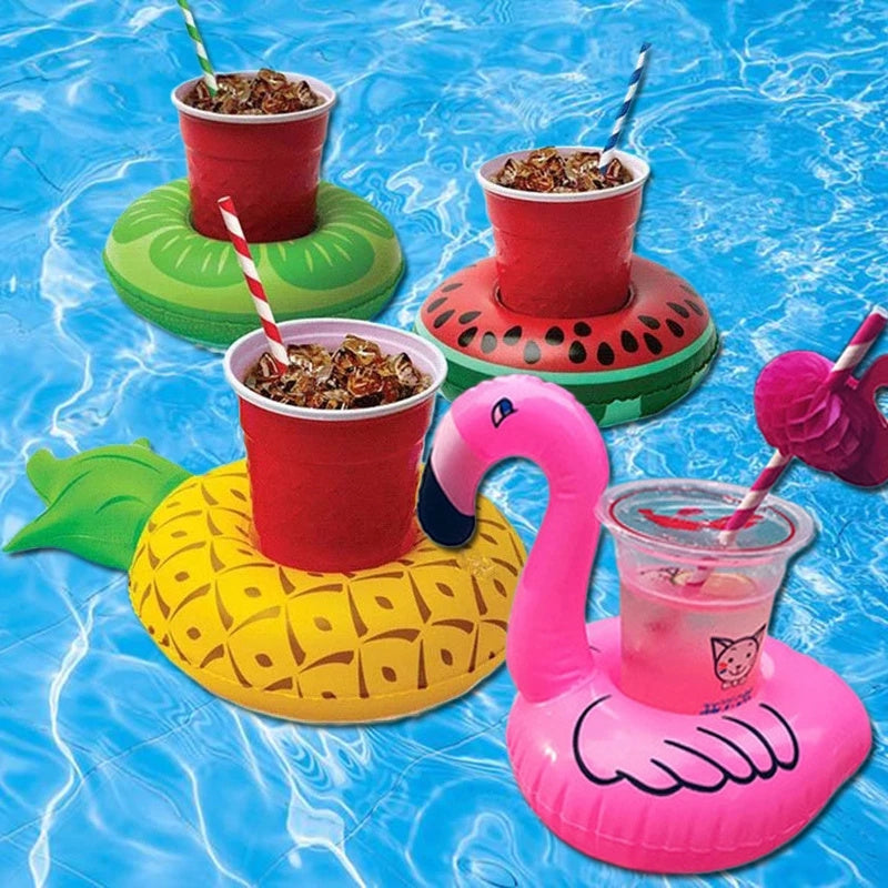 5pcs Mini Water Coasters Inflatable Drink Cup Holder – Wise Living NZ