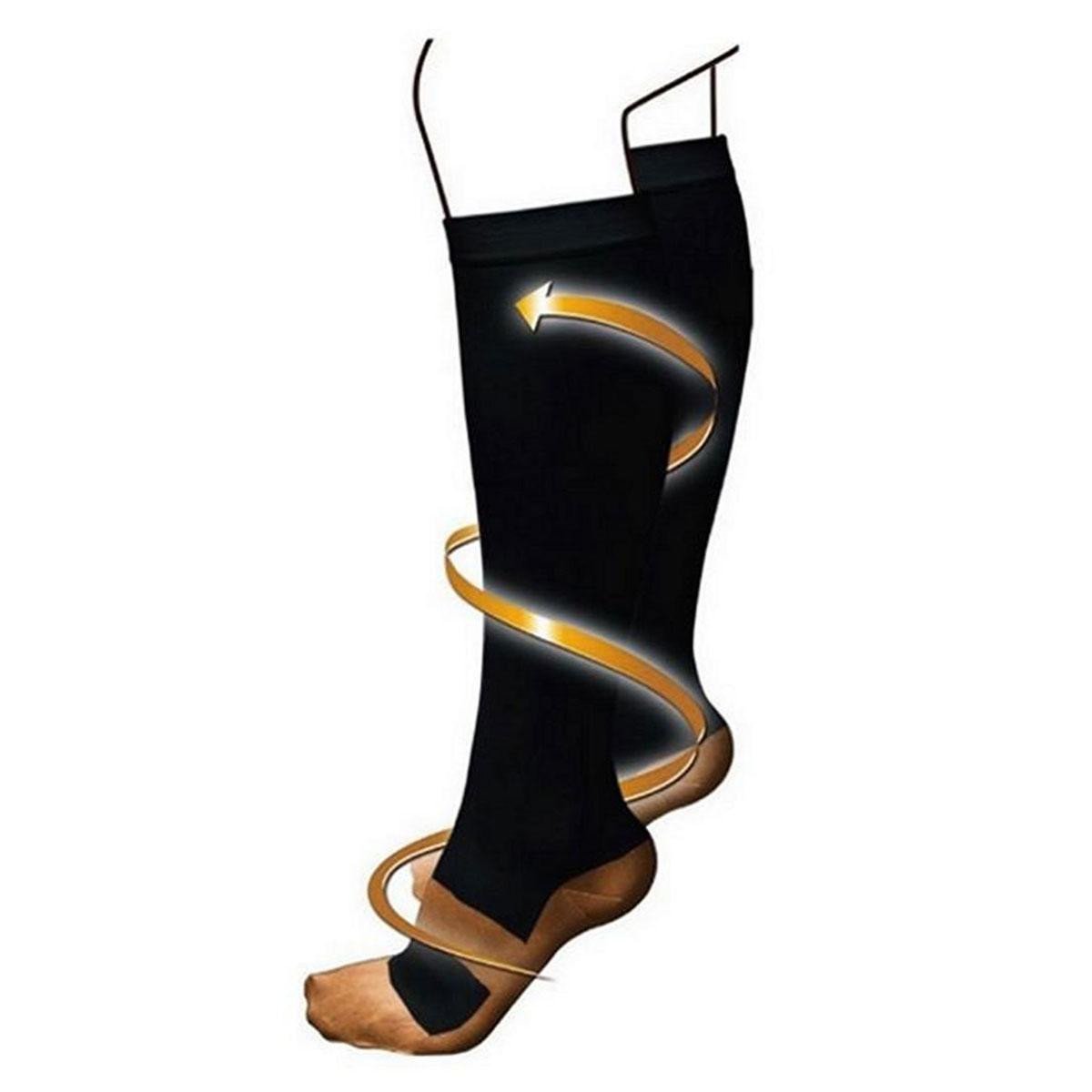 2 Pairs Compression Socks Anti-Fatigue Knee-High Socks – Wise Living NZ