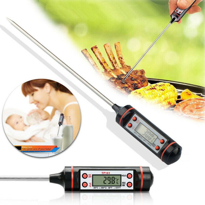 LCD Screen Kitchen Food Cooking BBQ Digital Thermometer – Wise Living NZ