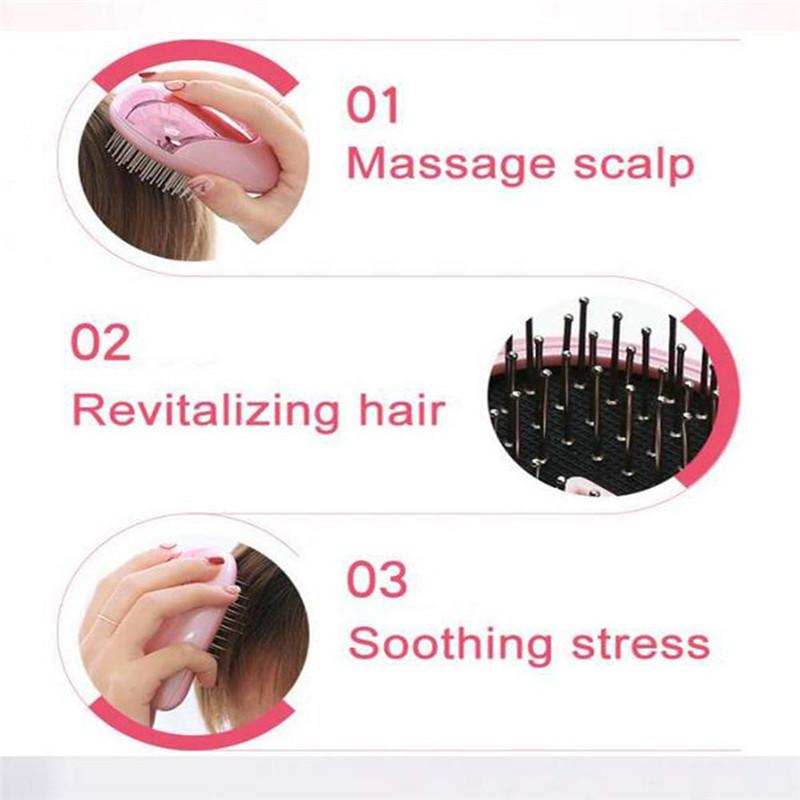 Electric Ionic Vibration Hair Brush – Wise Living NZ