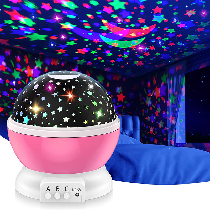 Galaxy Star Projector Rotating LED Night Light – Wise Living NZ