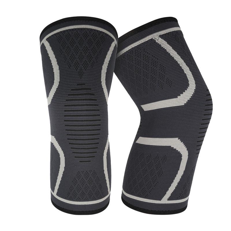 1 Pair of Athletics Knee Compression Brace Support for Running Jogging ...
