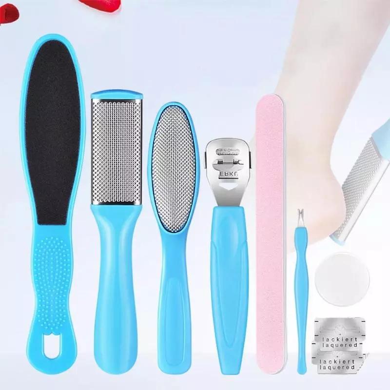 8pcs/set Professional Pedicure Kit Foot File Callus Remover Set – Wise ...