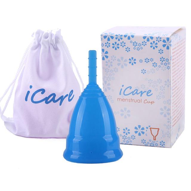 2 Packs Resuable Hygiene Menstrual Cups Medical Grade Silicone FDA App ...
