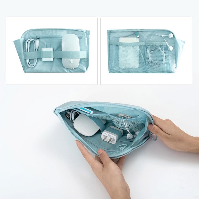 Travel Cable Storage Pouch Electronics Organizer Bag – Wise Living NZ