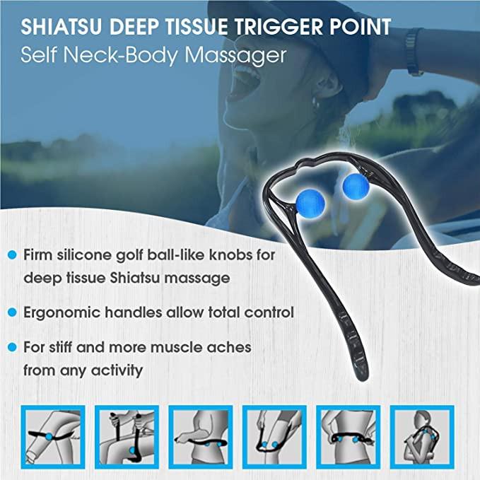 Trigger Point Neck Shoulder Massager Roller Ball Self-Massage Tool ...