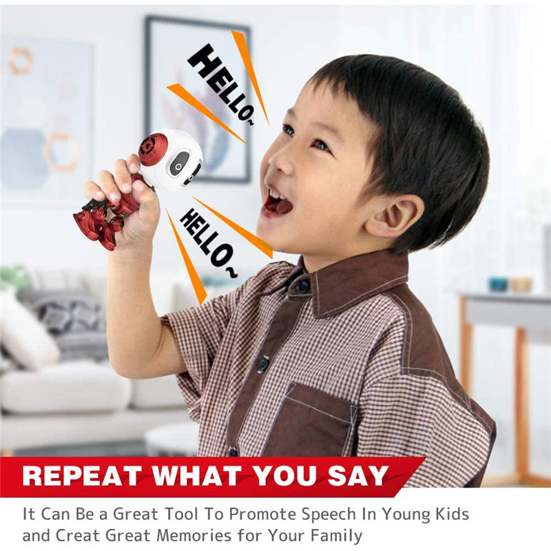 Rechargeable Interactive Talking Robot Toy Repeats Your Voice – Wise ...