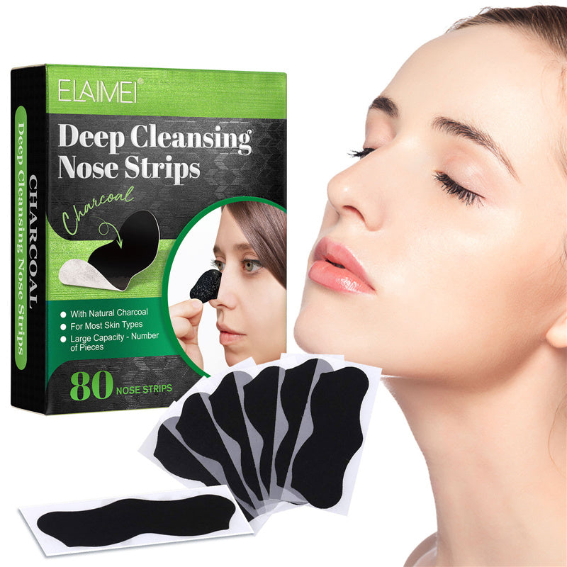 Deep Cleansing Blackhead Remover Charcoal Nose Strips – Wise Living NZ